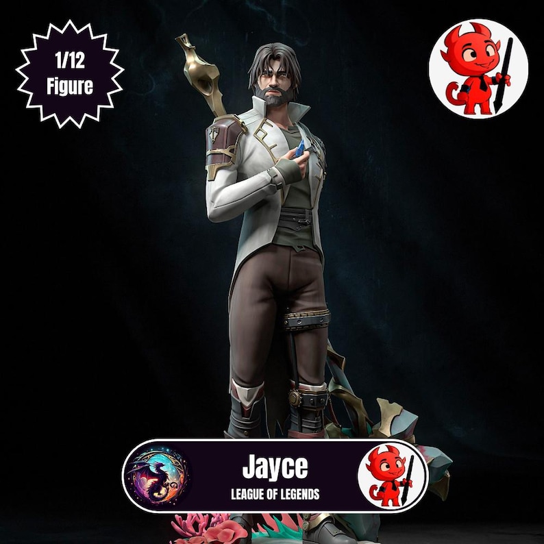 Jayce - High Quality Fanart Model for Painting and Display | Fanart by ...