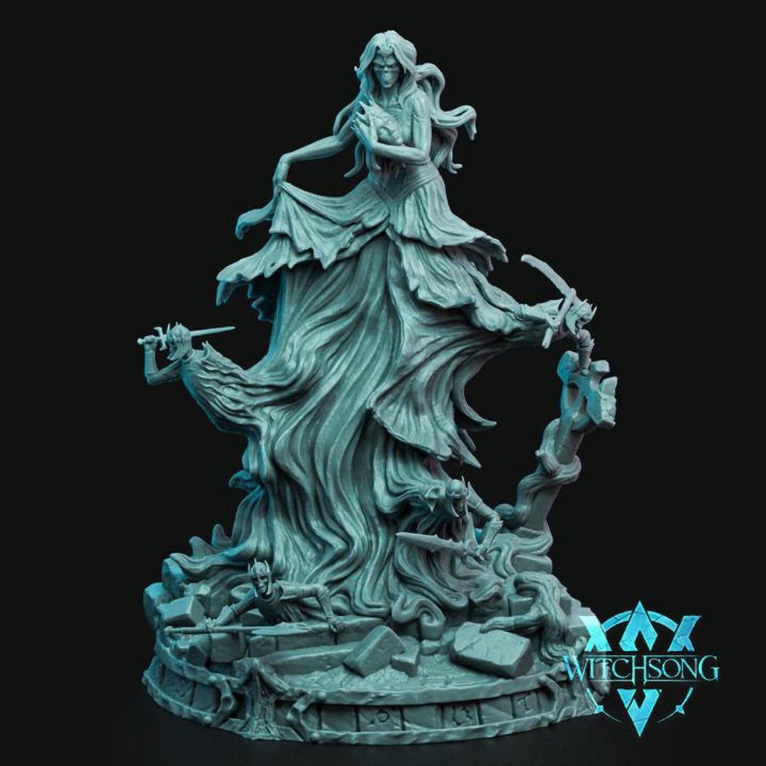 Banshee Queen by Witchsong Miniatures, Huge Miniature for Dnd, Tabletop ...