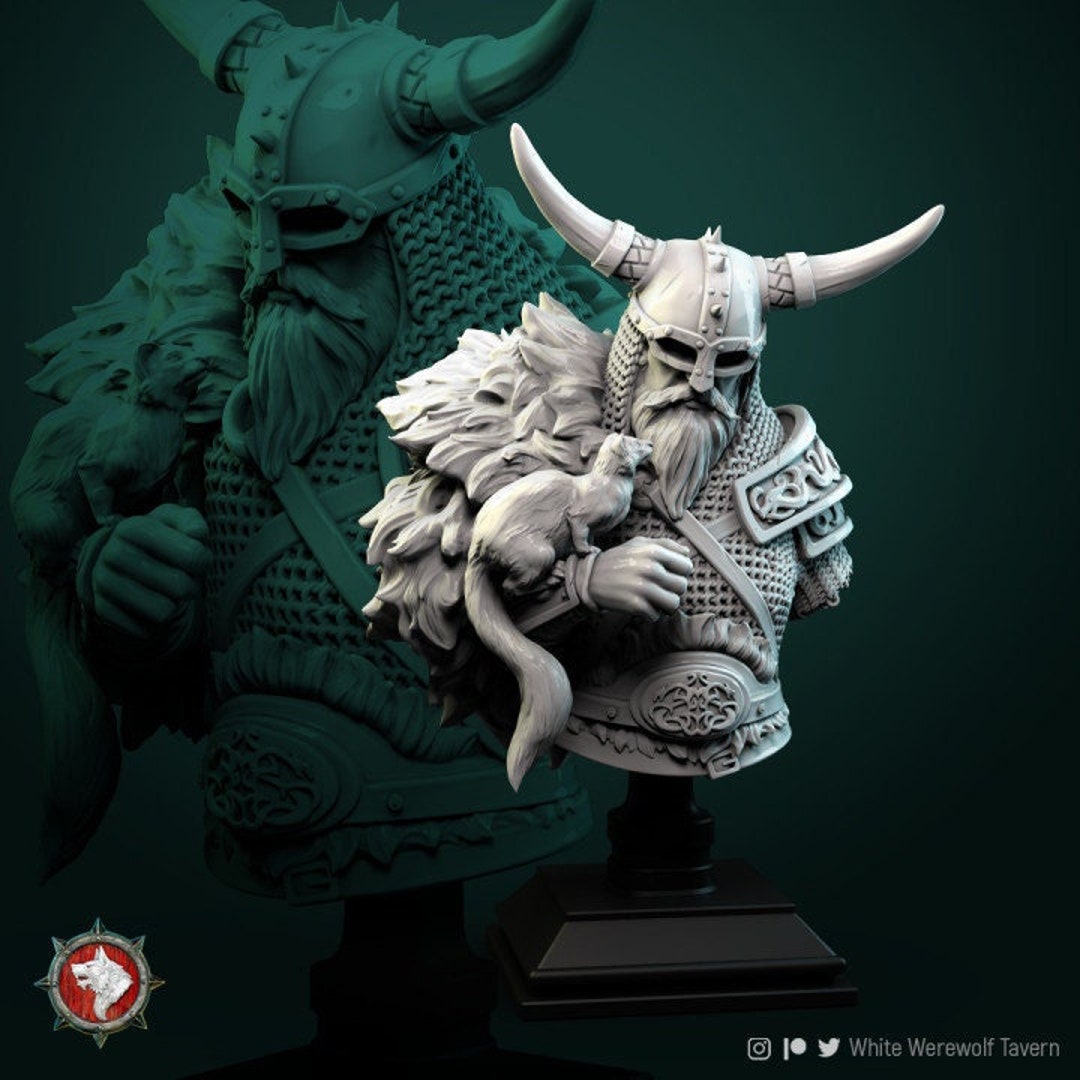 Kolgrim Viking - Bust | High Quality Bust for Miniature Painting ...