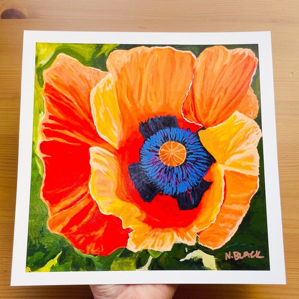 Oriental Poppy - Etsy
