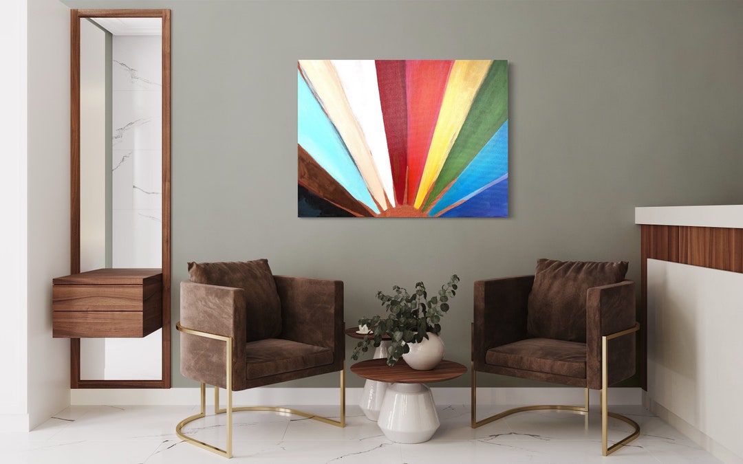 Pride Canvas Painted Art Print, Pride Wall Art, Progress Pride Wall ...