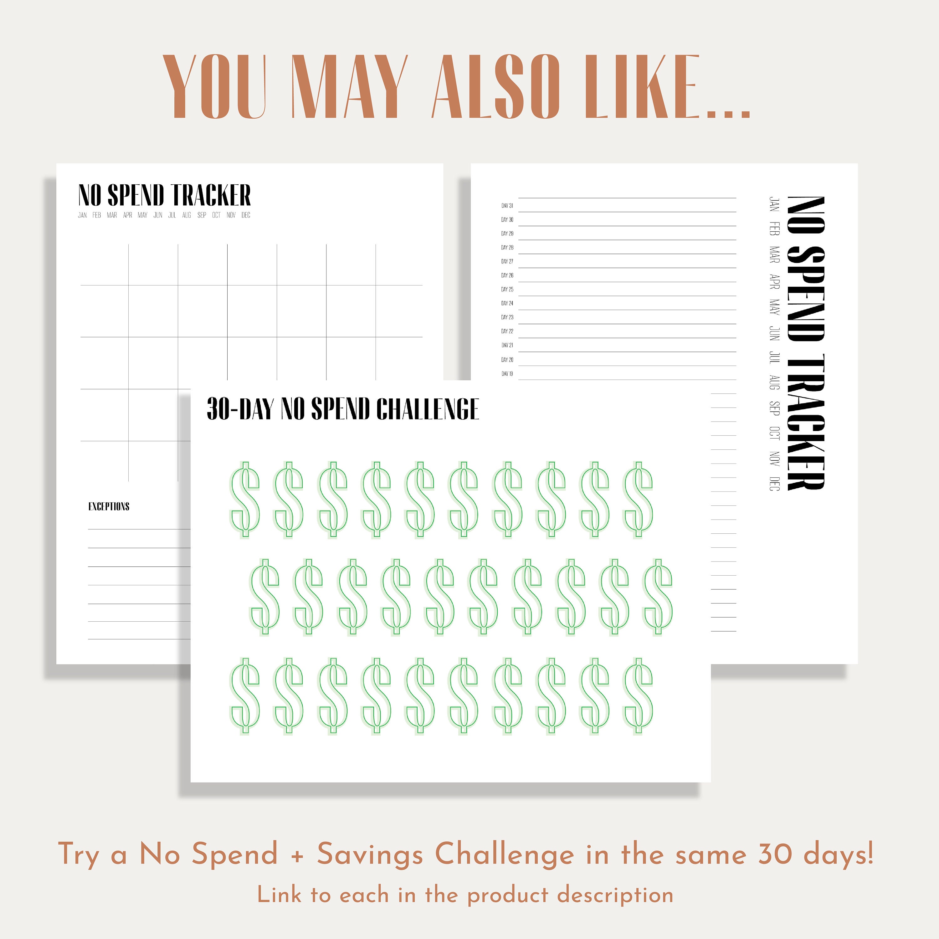 1K Savings Challenge, Savings Tracker, Money Challenge, 30 Days ...