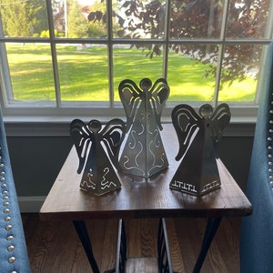 Metal Decorative Laser-cut Angels - Etsy