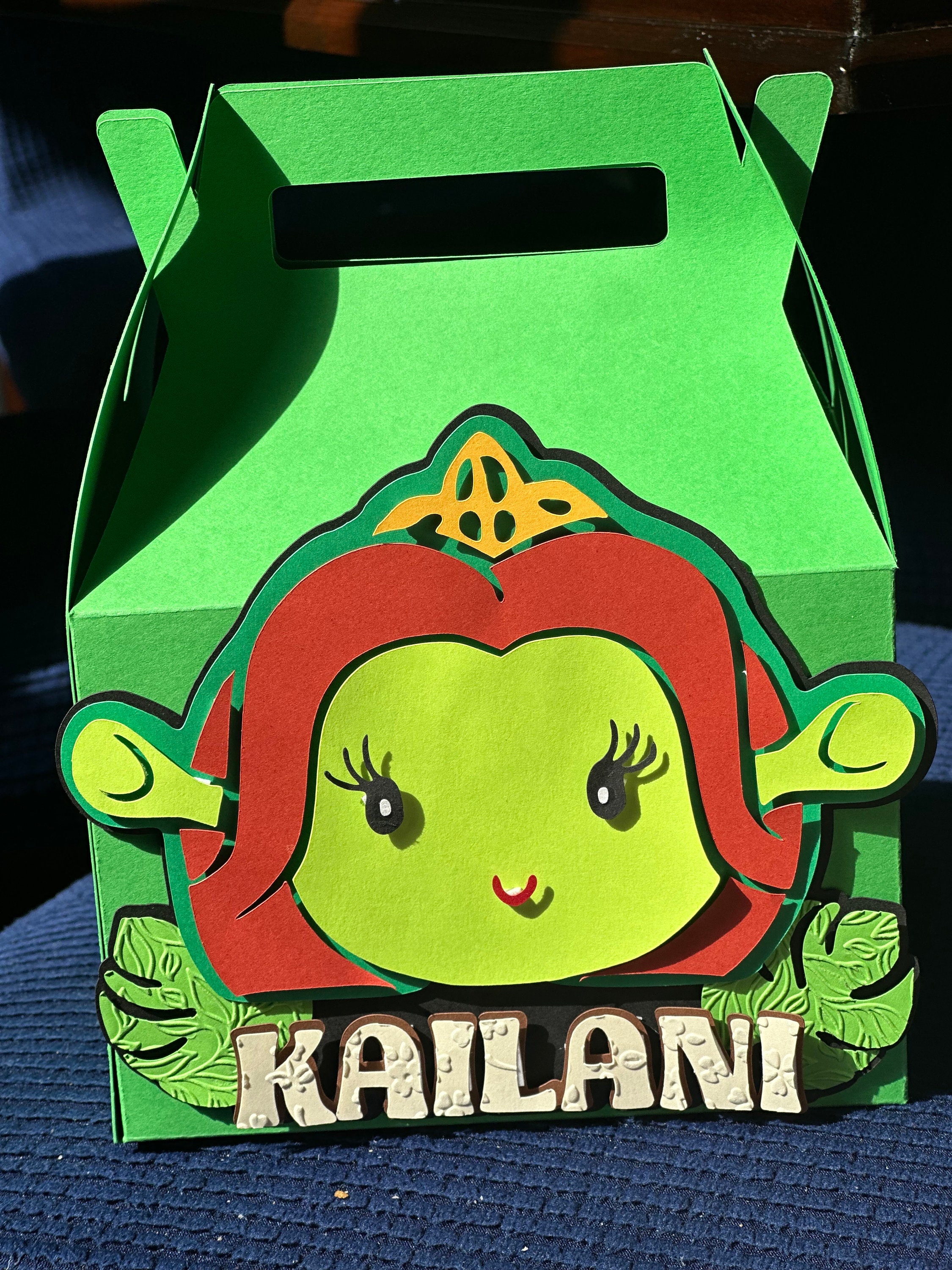 Ogre Party Favor, Ogre Princes Candy Box, Donkey Treat Box, Green ...