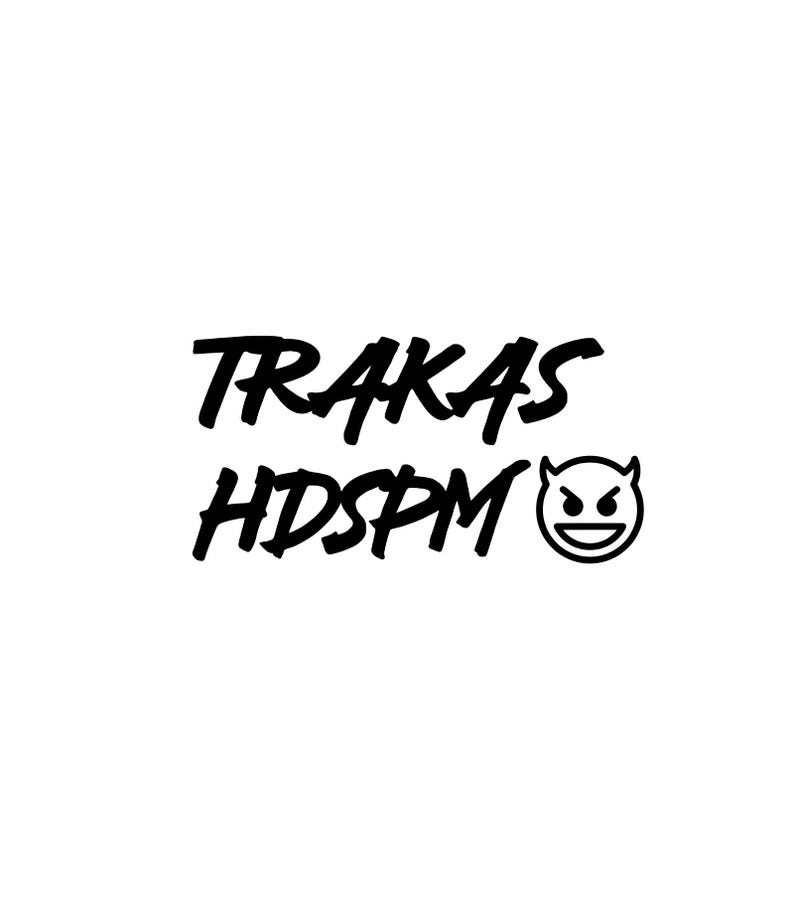 Trakas Hdspm Sticker/ Vinyl Decal Sticker/ Car Sticker - Etsy