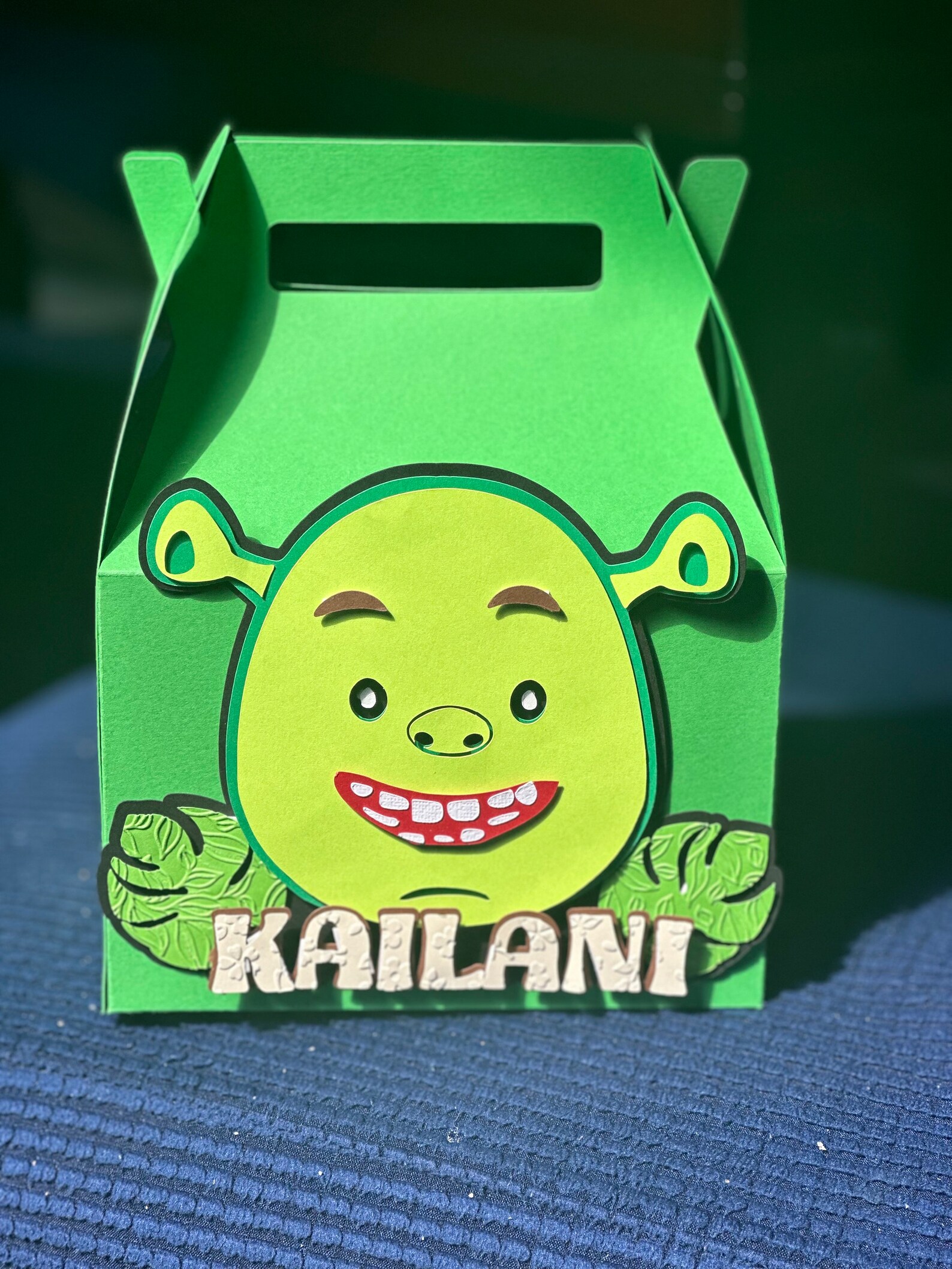 Ogre Party Favor, Ogre Princes Candy Box, Donkey Treat Box, Green ...