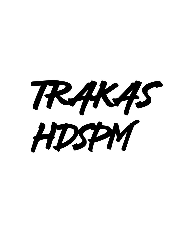 Trakas Hdspm Sticker/ Vinyl Decal Sticker/ Car Sticker - Etsy
