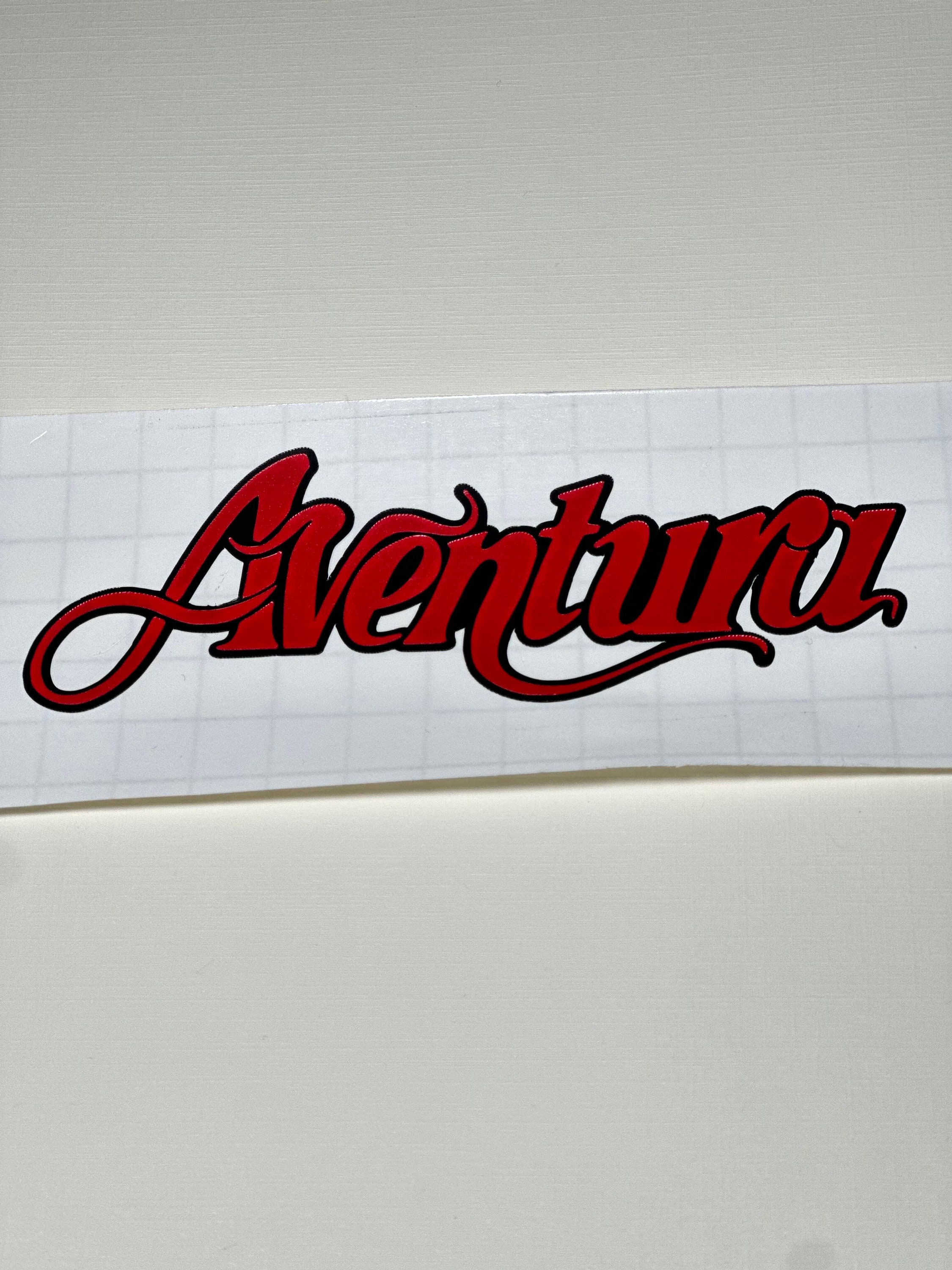Aventura/ Permanent Vinyl Aventura Sticker - Etsy