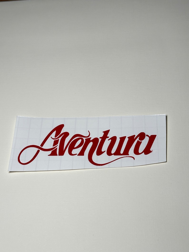 Aventura/ Permanent Vinyl Aventura Sticker - Etsy