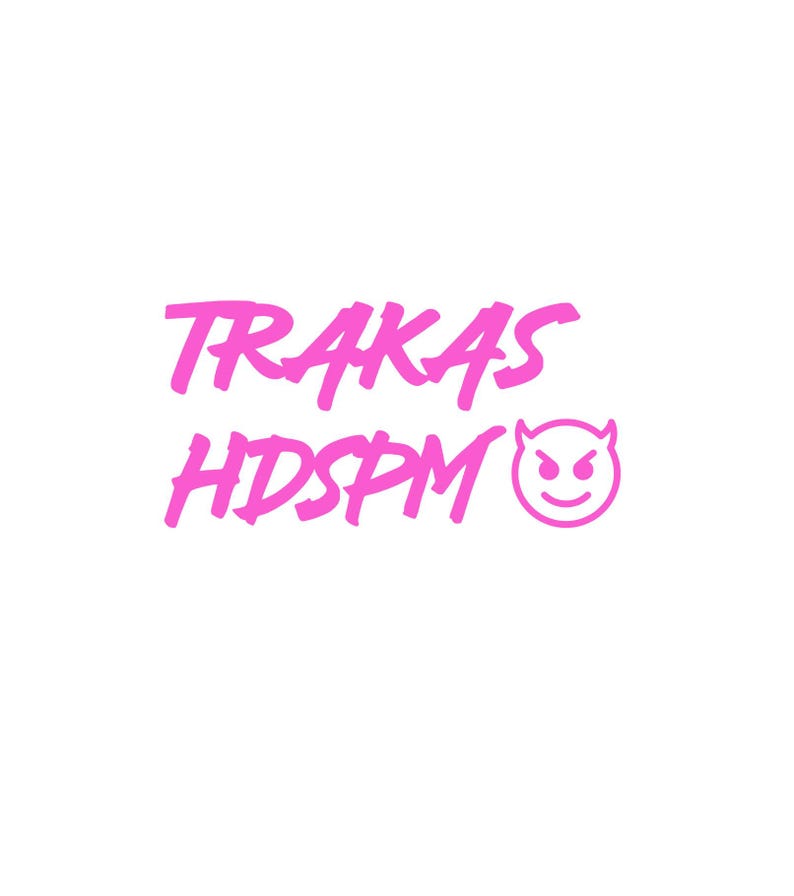 Trakas Hdspm Sticker/ Vinyl Decal Sticker/ Car Sticker - Etsy