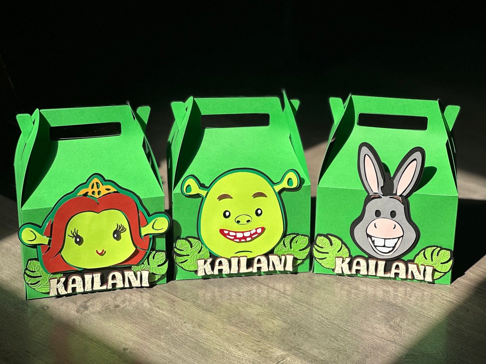 Ogre Party Favor, Ogre Princes Candy Box, Donkey Treat Box, Green ...