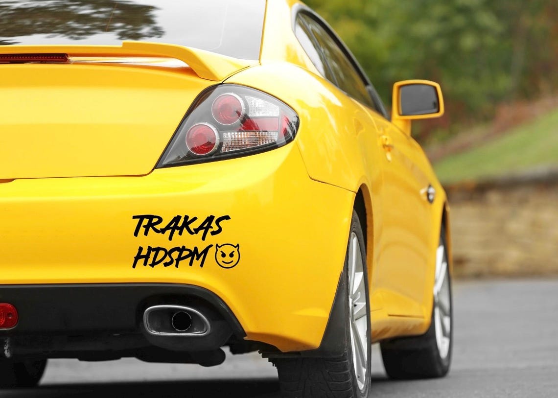 Trakas Hdspm Sticker/ Vinyl Decal Sticker/ Car Sticker - Etsy