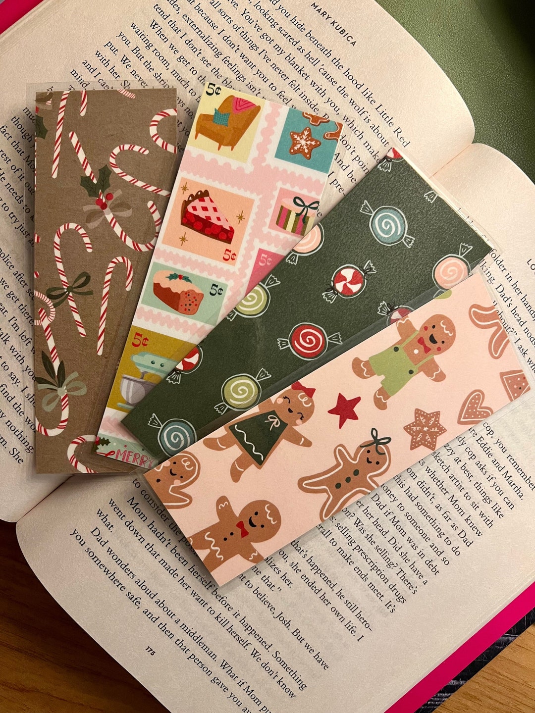 Christmas Treats Bookmarks- Double Sides - Etsy