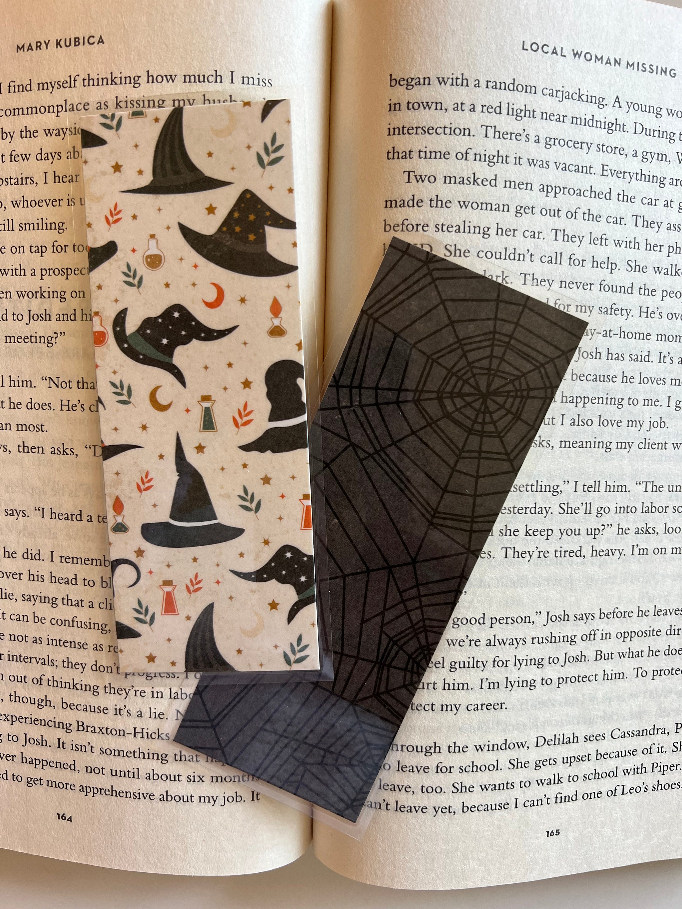 Halloween Fun Bookmarks-double Sided - Etsy