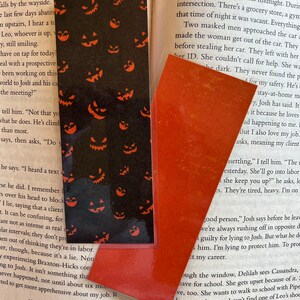 Halloween Fun Bookmarks-double Sided - Etsy
