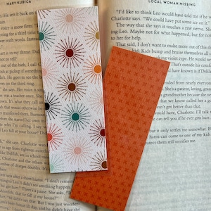 Boho Bookmarks- Double Sided - Etsy