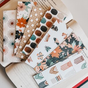 Boho Bookmarks- Double Sided - Etsy