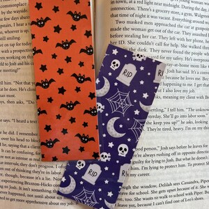 Halloween Fun Bookmarks-double Sided - Etsy