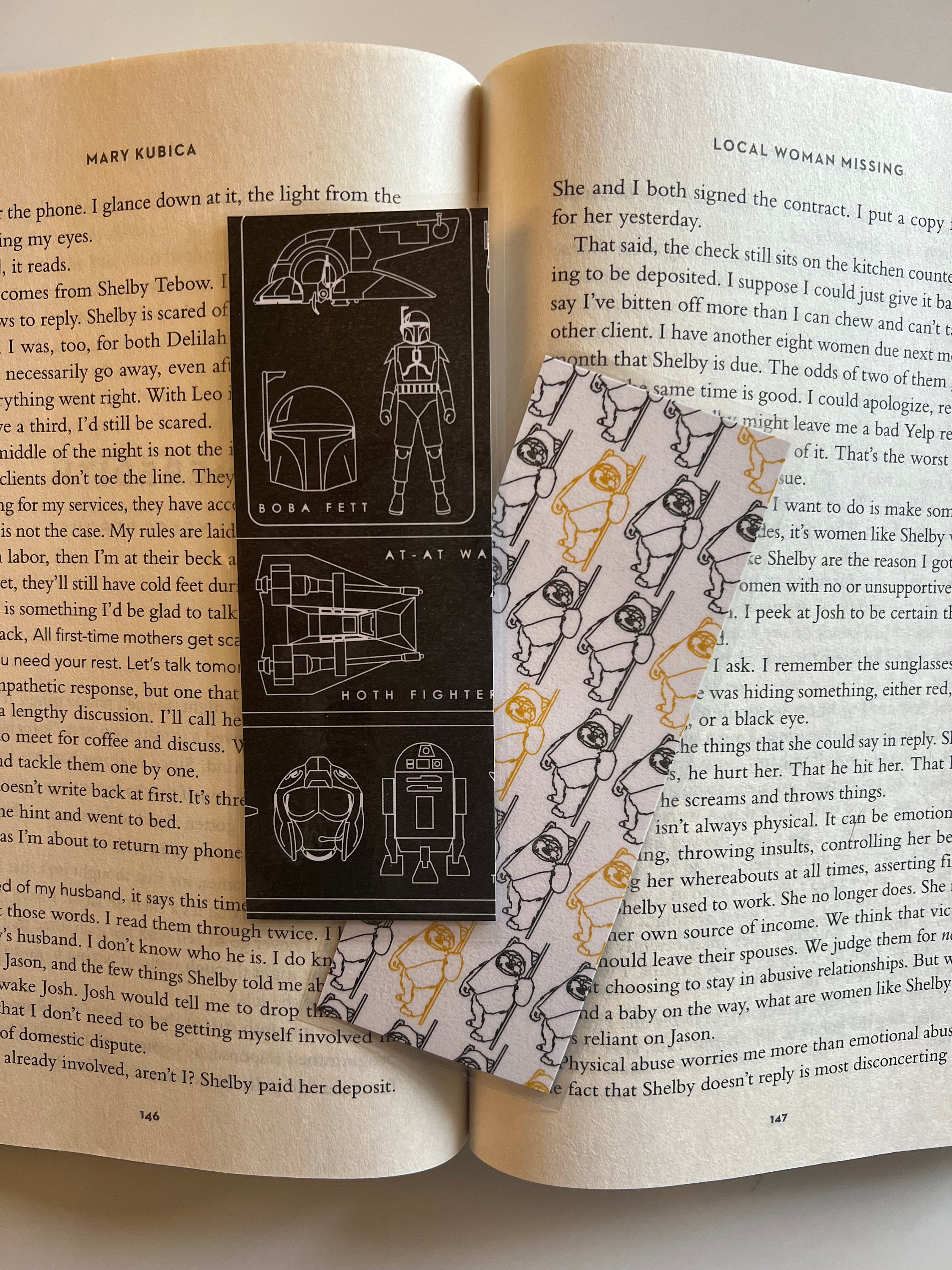 Star Wars Bookmarks- Double Sided - Etsy