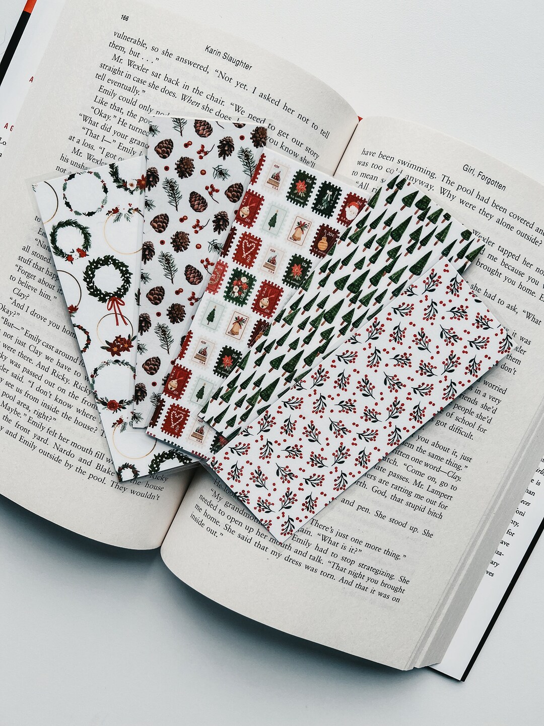 Holiday Season Bookmarks- Double Sided - Etsy