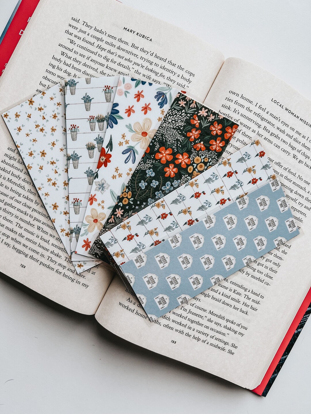 Farmhouse Feel Bookmarks- Double Sided - Etsy