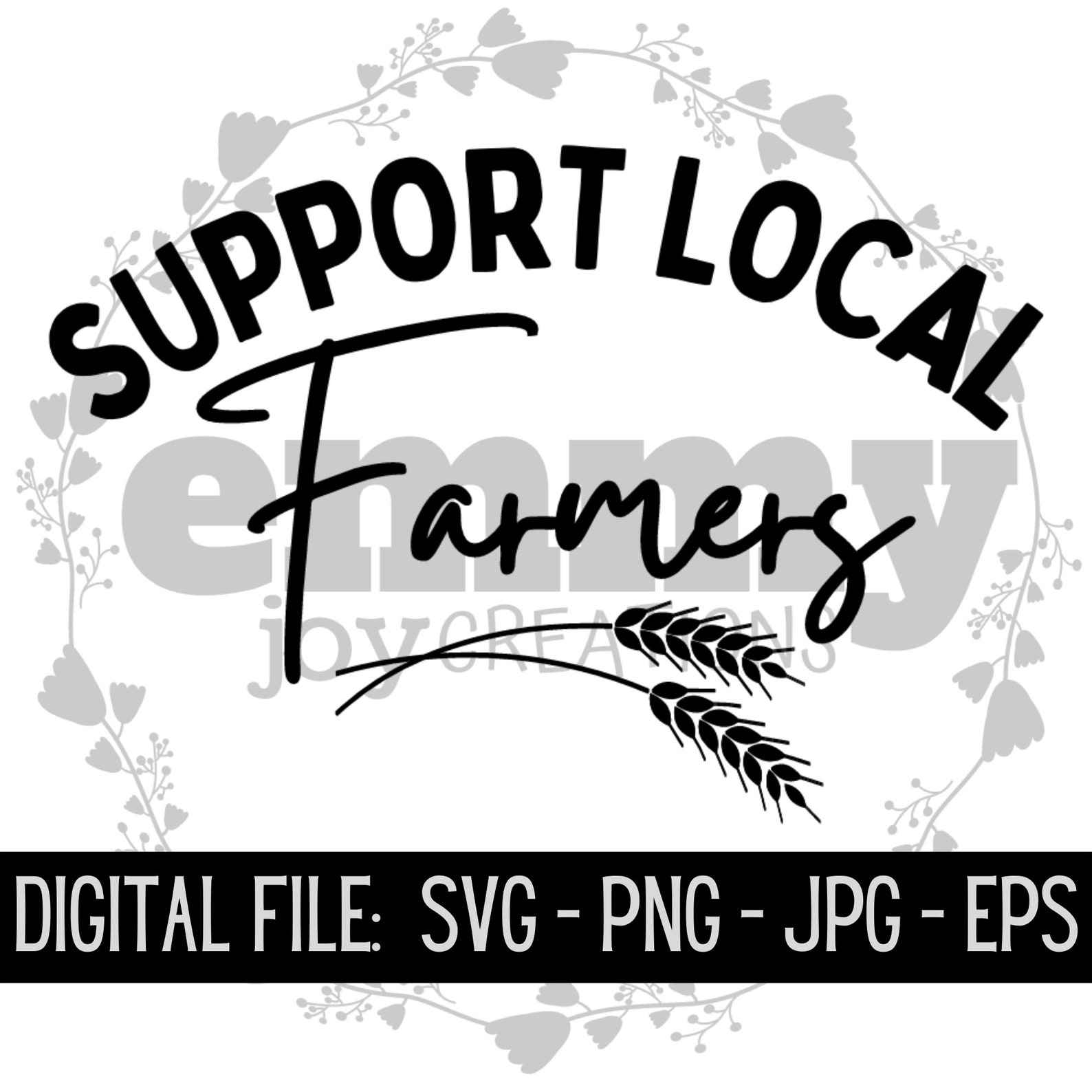 Support Local Farmers Svg Png Jpg Eps - Farming - Agriculture - Farm ...