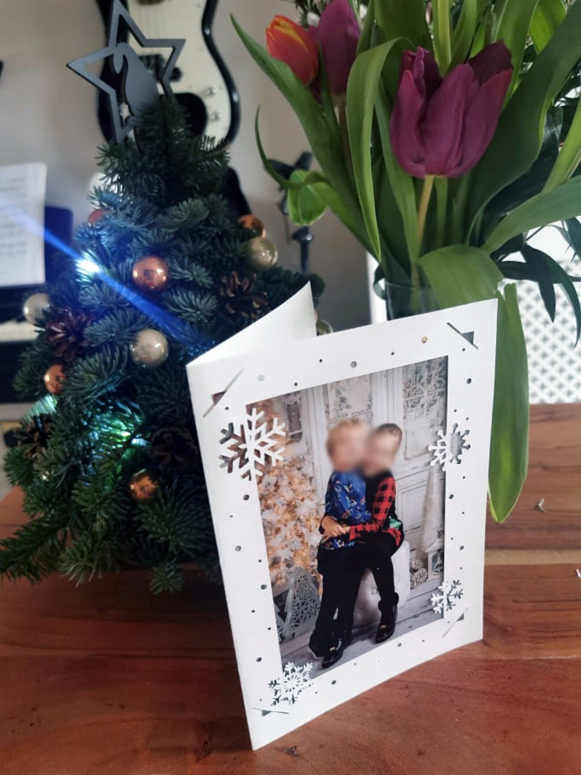 Photo Insert Christmas Card SVG, Card SVG, Christmas Card SVG, Card Cut ...