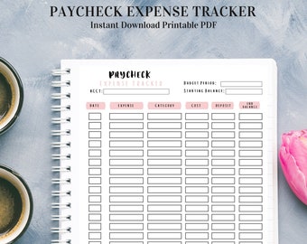 Instant Digital Download: Zero-based Paycheck Budget Planner - Etsy