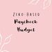 Instant Digital Download: Zero-based Paycheck Budget Planner - Etsy