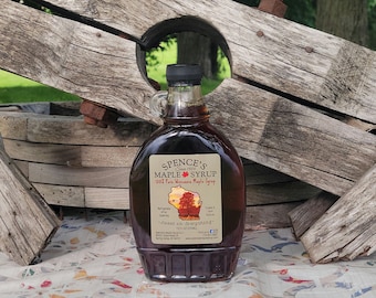 Pure Wisconsin Maple Syrup 16oz, Dark Robust - Etsy
