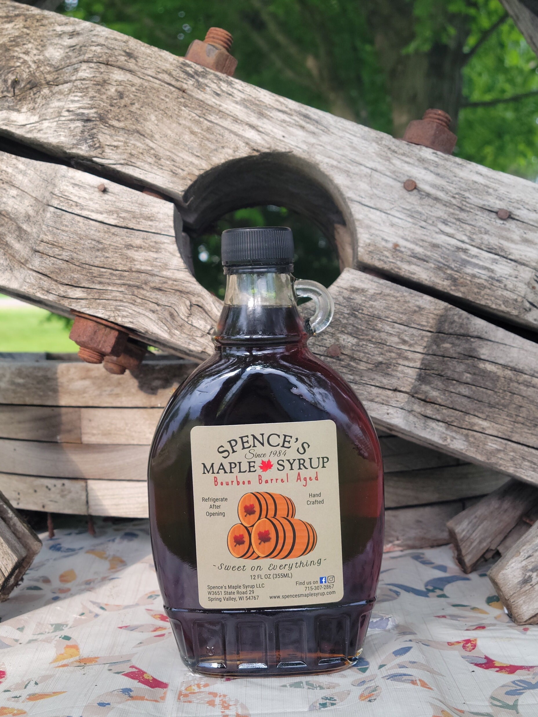 Bourbon Barrel Aged Maple Syrup - 12oz - Etsy