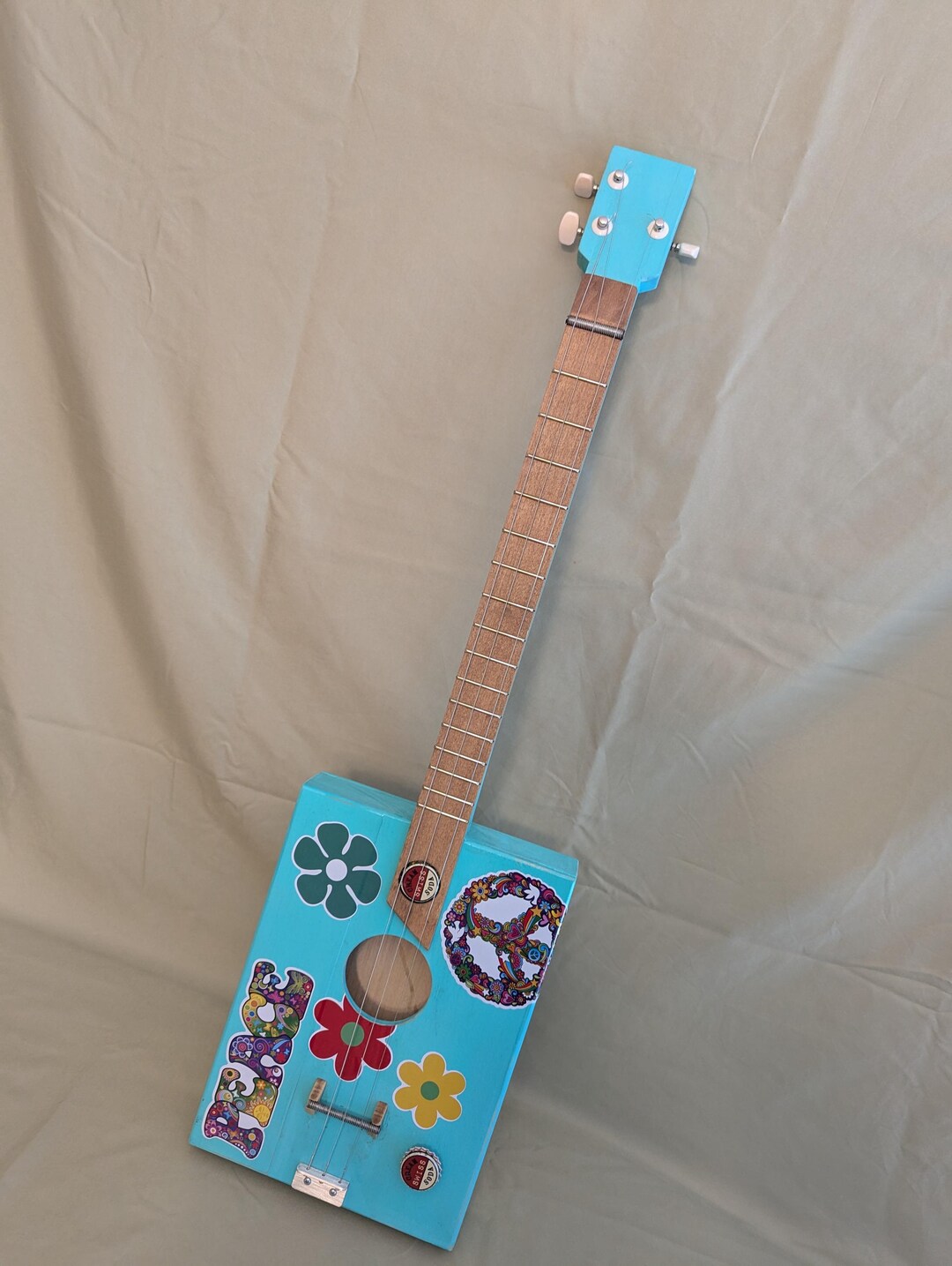 3 String Cigar Box Guitar - Etsy