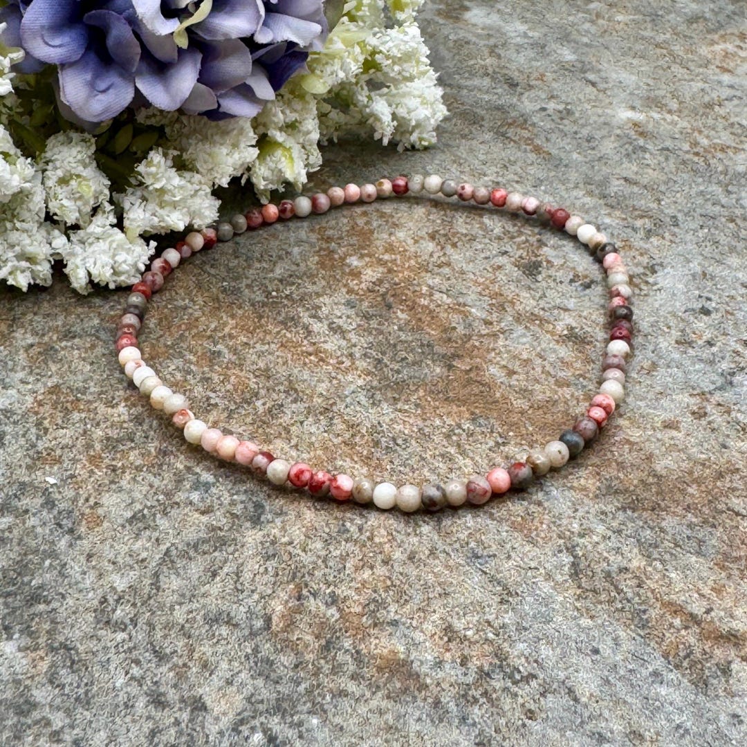 2mm Cinnabrite Crystal Bead Stretch Bracelet - 7.5", Sizable Jewelry - Etsy