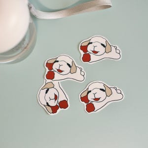 Lamby Vinyl Sticker / Lambie Dog Toy Sticker for Water Bottle Sticker ...