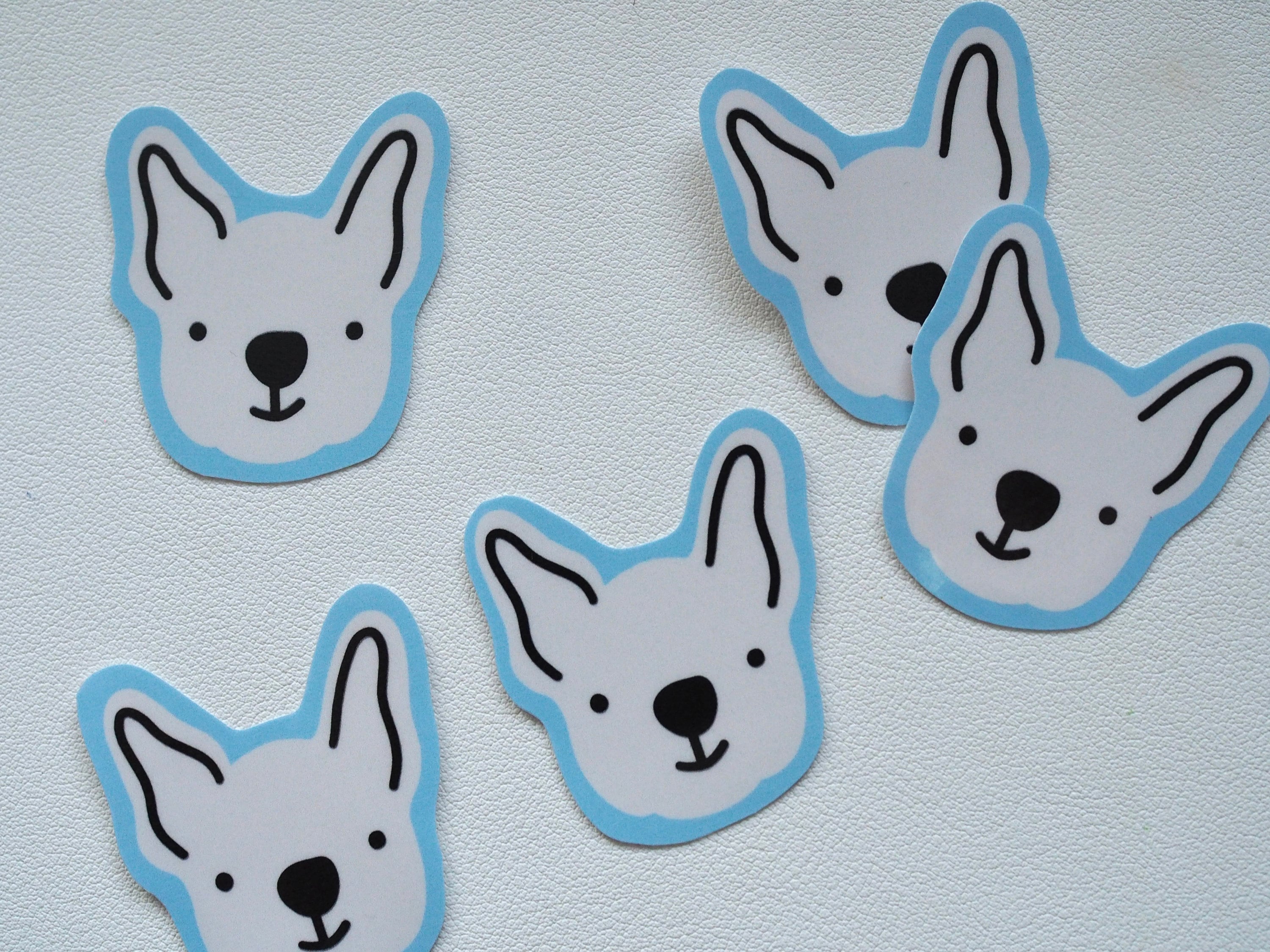 French Bulldog/frenchie Vinyl Sticker - Etsy