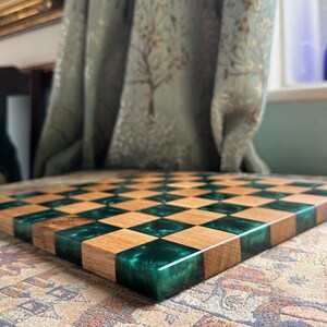 Handmade Large Illuminated Chess Set Epoxy Resin Chessunique - Etsy