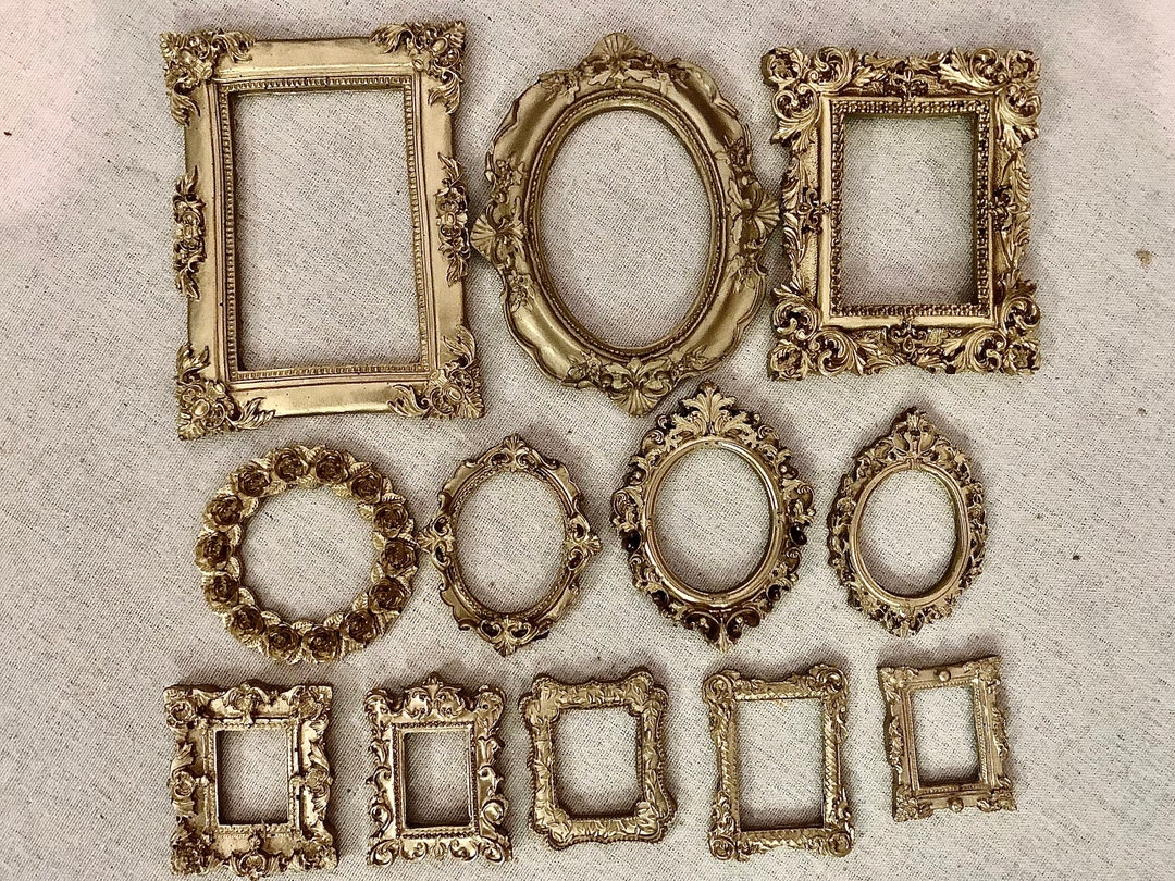 Read Description Frames Only.smaller Frames. 12 Antique Style Handmade ...