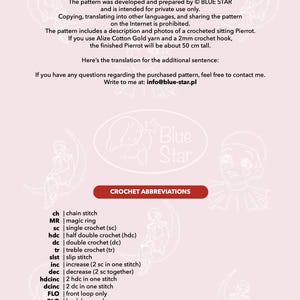 Pierrot - English Version - Etsy