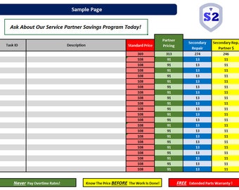Hvac Flat Rate Book - Etsy