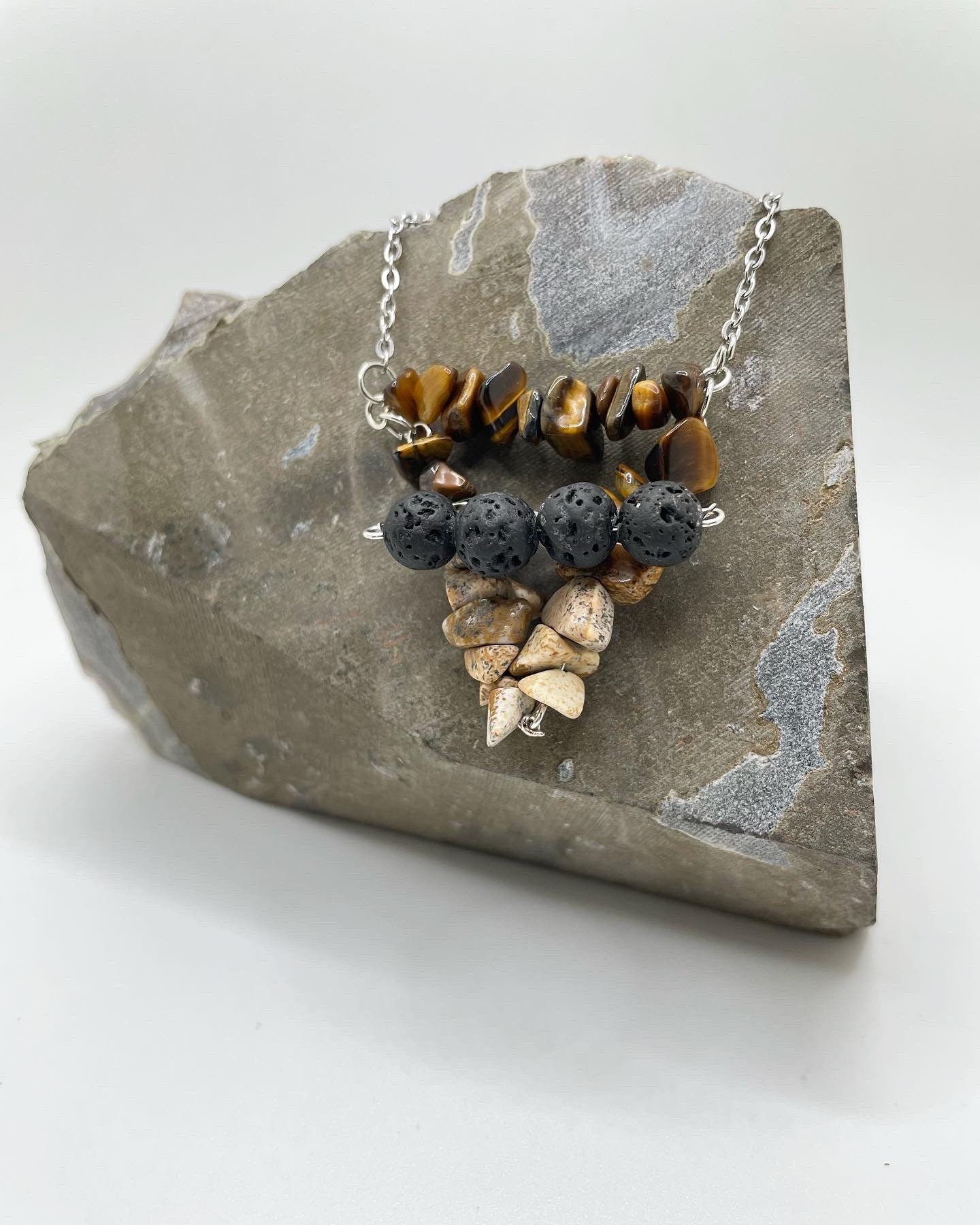 Elemental Necklace, Earth Air Water & Fire, Element Jewelry - Etsy