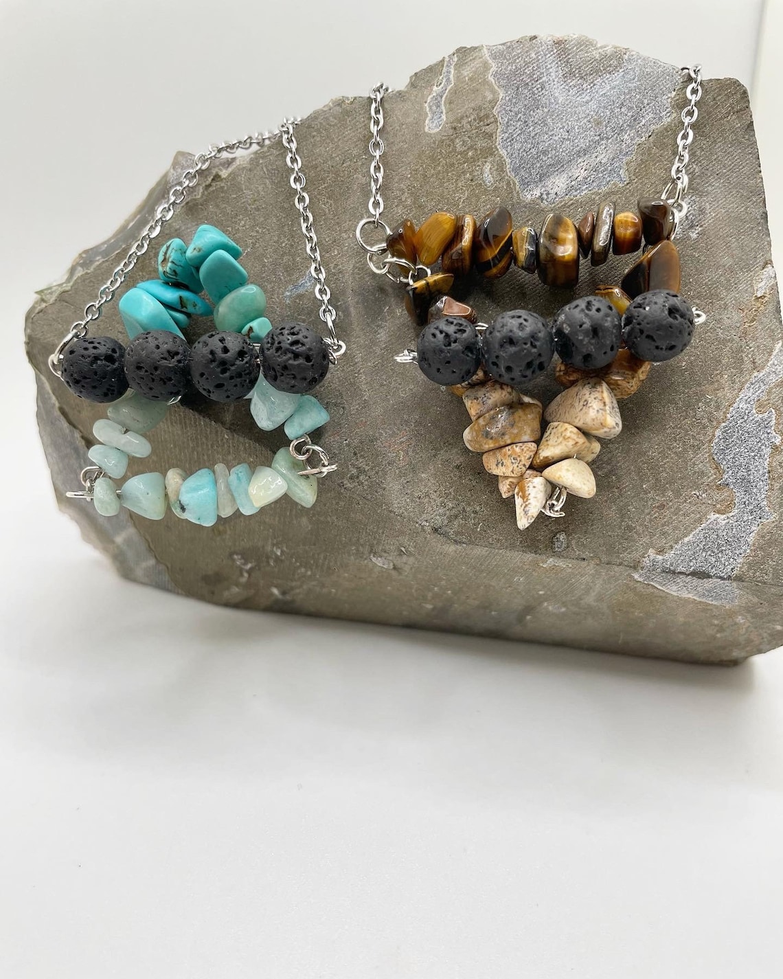 Elemental Necklace, Earth Air Water & Fire, Element Jewelry - Etsy