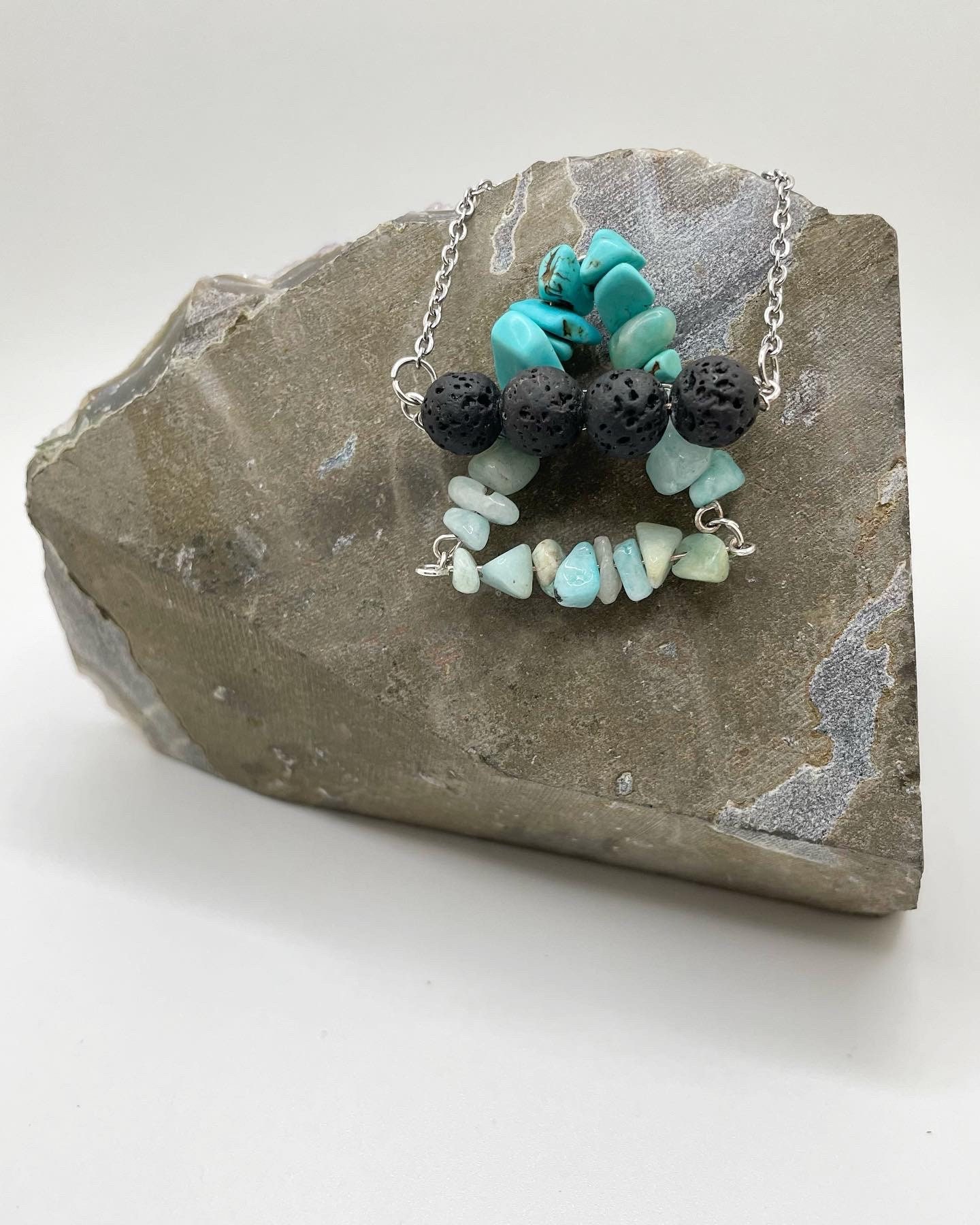 Elemental Necklace, Earth Air Water & Fire, Element Jewelry - Etsy