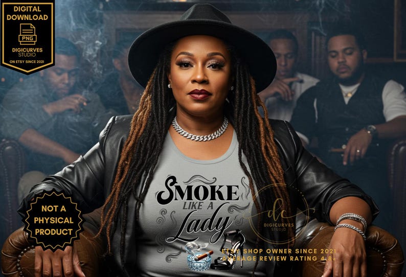 Smoke Like a Lady Cigar PNG | High Heel Cigar PNG | Cigar Shirt Design ...