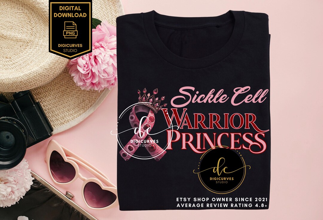 Sickle Cell Warrior Princess PNG | Sickle Cell Awareness | Sickle Cell ...