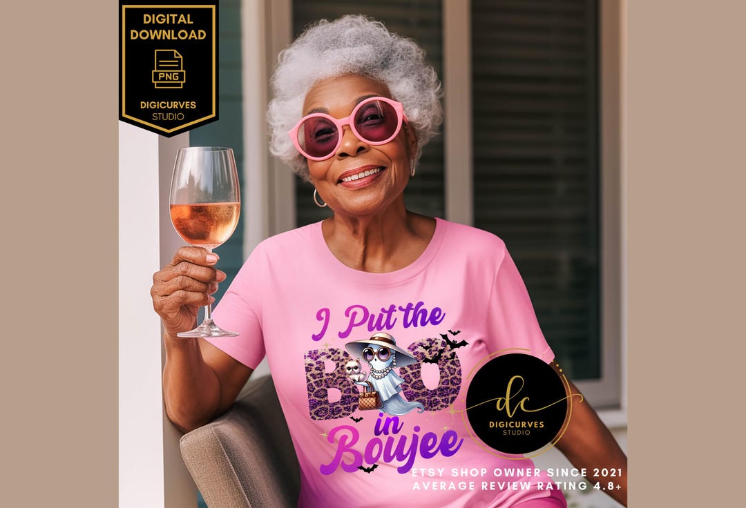 I Put the Boo in Boujee PNG | Boo PNG Design | Leopard Pattern | Girly ...