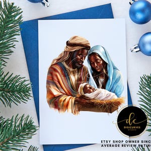 Black Nativity PNG | Christmas PNG | Black Jesus PNG | Sublimation ...