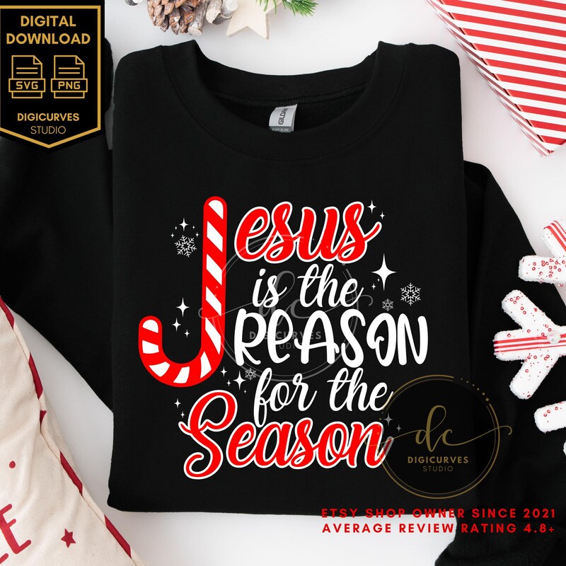 Christmas Jesus Svg - Etsy