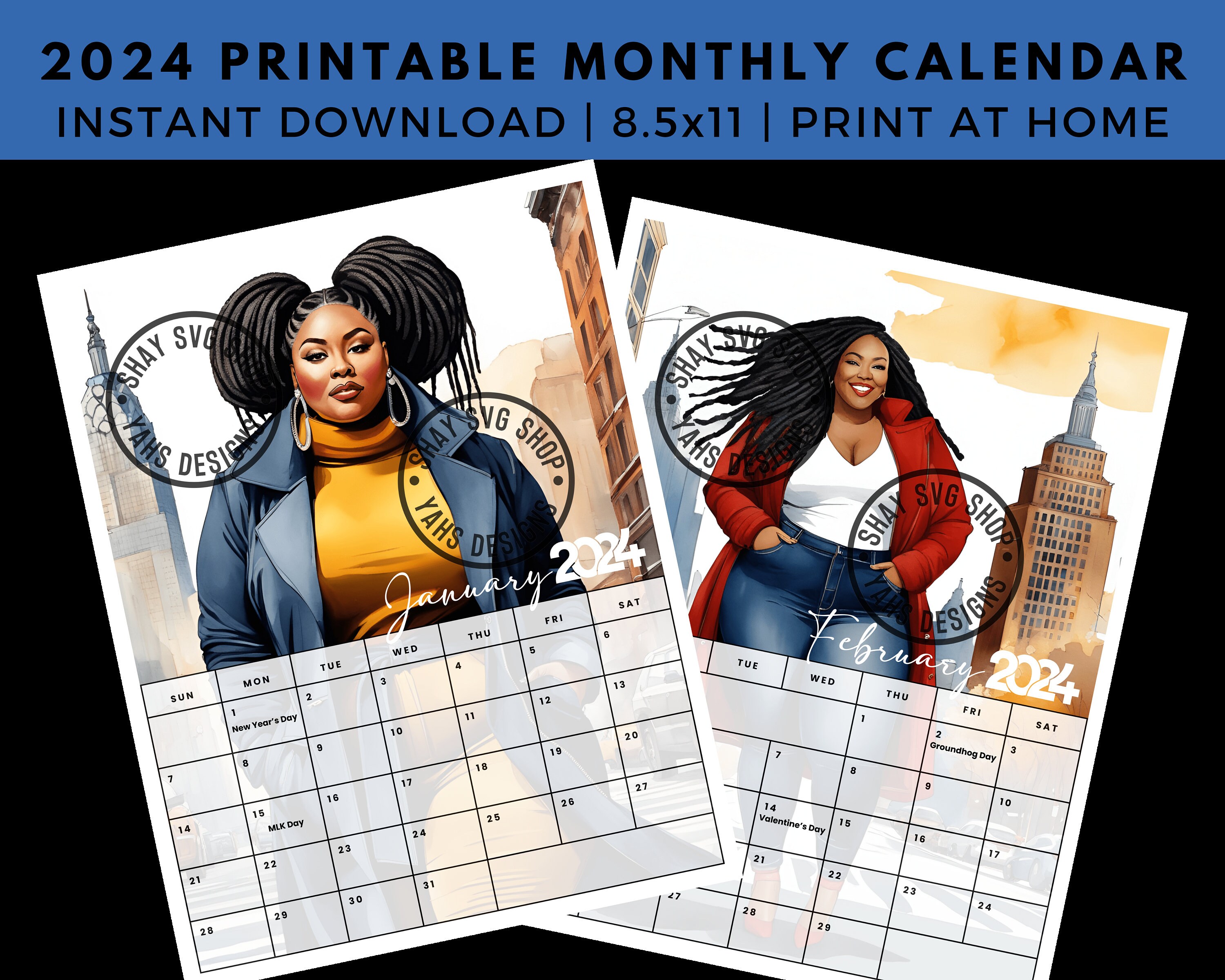Plus Size Calendar Girls