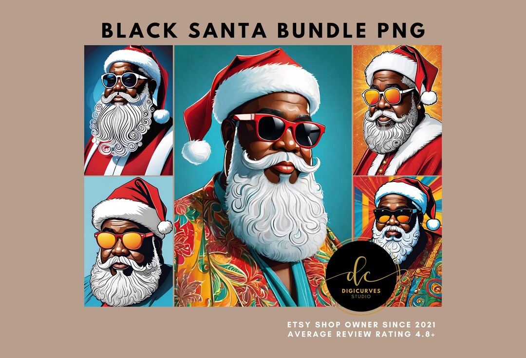 Black Santa | African American Santa | Urban Santa, Cool Santa, Black ...