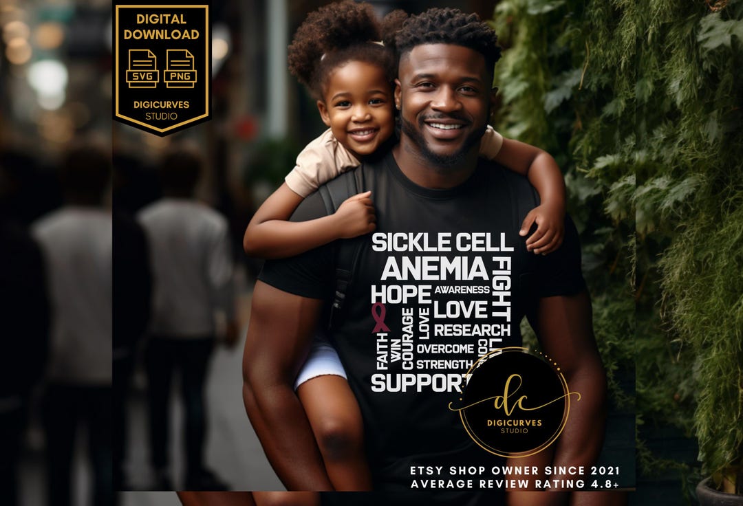 Sickle Cell SVG | Sickle Cell Awareness PNG | Sickle Cell Hope | Sickle ...